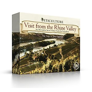 Stonemaier Games: Viticulture: Visit from The Rhine Valley Expansion | 80 New Visitor Cards | Add to Viticulture (Base Game) | 1-6 Players, 90 Mins, Ages 14+