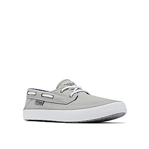 Columbia Men's Slack Tide Boat PFG, Steam/White, 13