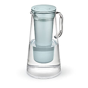 LifeStraw Home – Water Filter Pitcher, 7-Cup, Seafoam, BPA Free Designed for Everyday Protection Against Bacteria, parasites, microplastics, Lead, Mercury, PFAS, and a Variety of Chemicals