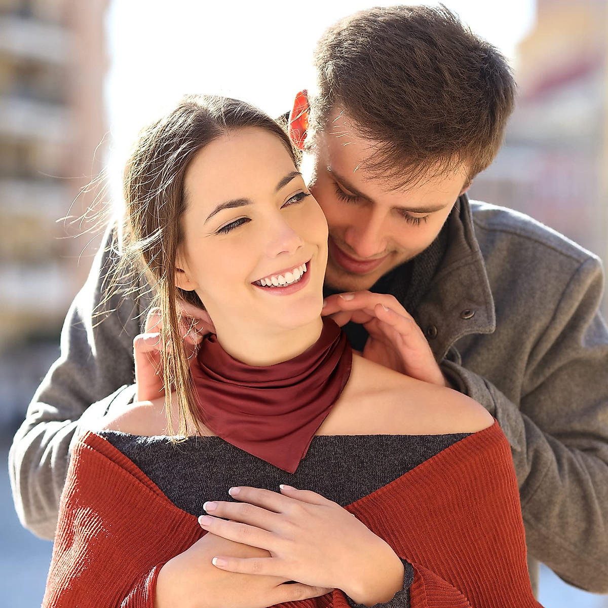 5 Pcs 27.6 Inch Bohemian Head Scarf Women Satin Hair Scarf Large Square Hair Bandana Pirate Accessories for Women(Fresh Colors,Simple Style)