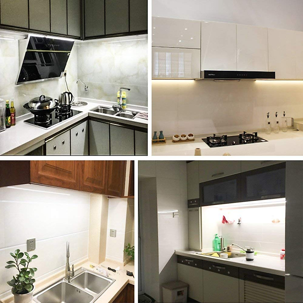 jimwhen 2Pack 2FT LED Tube Light Bulbs, Ballast Removed, 9W, 5000K Daylight White 2000LM,T8 Fluorescent LED Bulb Replacement, G13 Lighting Fixtures for Garage Closet