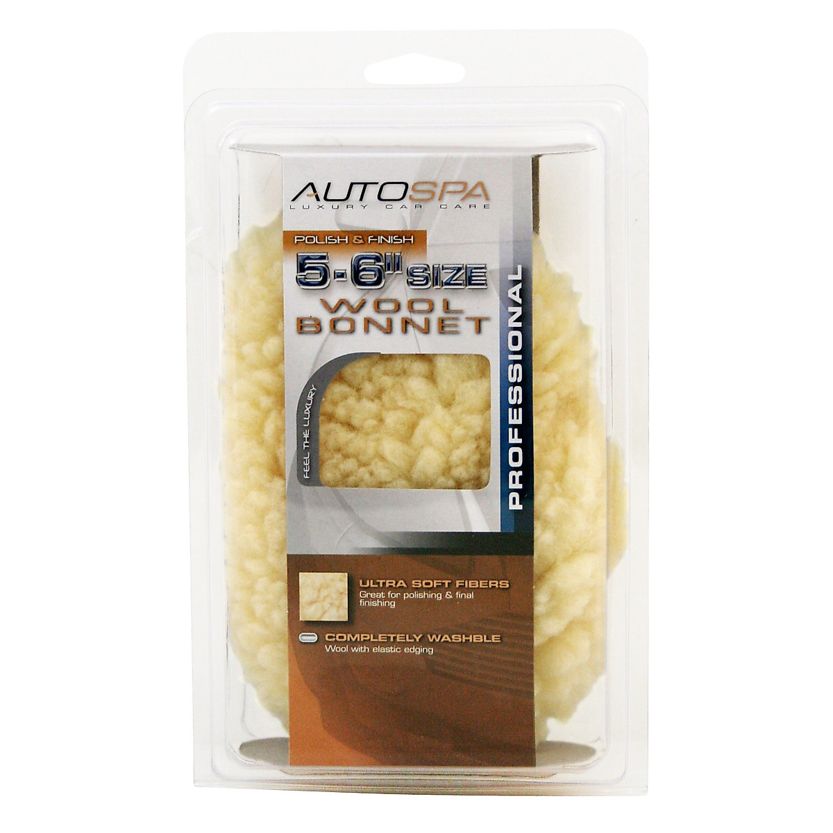 AutoSpa 40403AS Soft Acrylic Wool 5-6" Polishing Bonnet