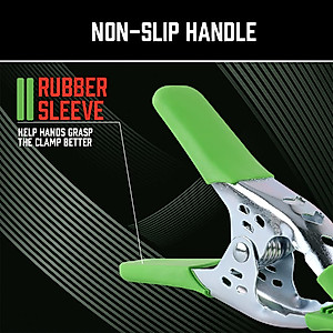 SWANLAKE 8&16PCS 6" inch Spring Clamp, Heavy Duty Spring Metal Spring Clamps, 2.5"-inch Jaw opening (16)