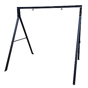 Sparkling Line 864784000317 Outdoor Double Holders Swing Frame, Black