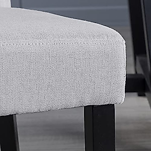 Christopher Knight Home Venetian Dining Chairs, 2-Pcs Set, Light Grey