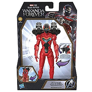 Marvel Studios' Black Panther Wakanda Forever Battle Action Ironheart, 6-Inch Action Figure, Toy for Kids Ages 4 and Up
