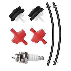 66-7460 Primer Bulb 2Pcs with 44-2750 primer body and 298090 150 um fuel filter, 120-440 Snow Blower Primer Bulbs with hose Compatible for Toro Lawn-Mower and Snow-Blower HSK635 Carburetor 66-7460
