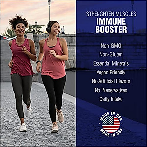 Calcium Magnesium Zinc Vitamin D Supplement 60 Tablets by Natural Systems - Calcium Magnesium Zinc and Vit D Supplements for Strong Immune System - Magnesium Supplement for The Immune System