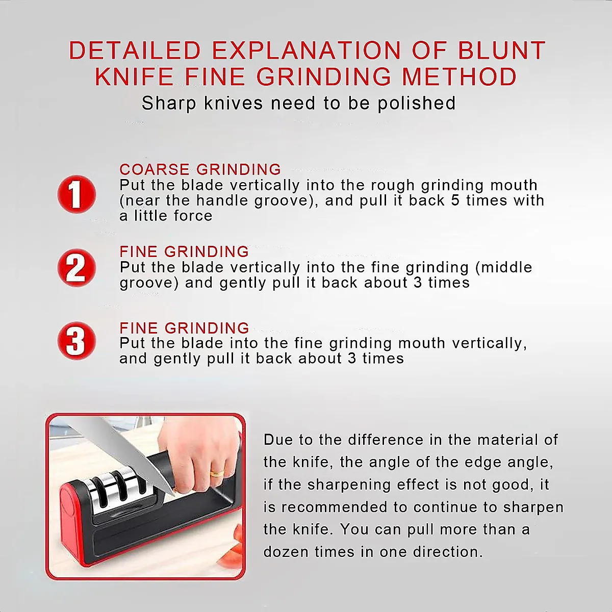 Meech Work Sharp Knife Sharpener Knife Sharpener Kit with Three Sharpening Points Knife Sharpeners for Pocket Knives 7.28X3.14X1.57 Inches