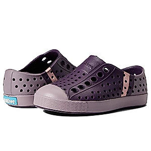 Native Shoes Girl's Jefferson Block (Little Kid/Big Kid) Cosmic Purple/Wildflower Purple/Wildflower Rose Block 1 Little Kid M