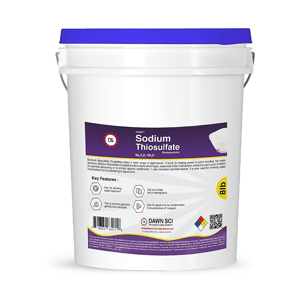 Sodium Thiosulfate Pentahydrate 8 LB Value Pack