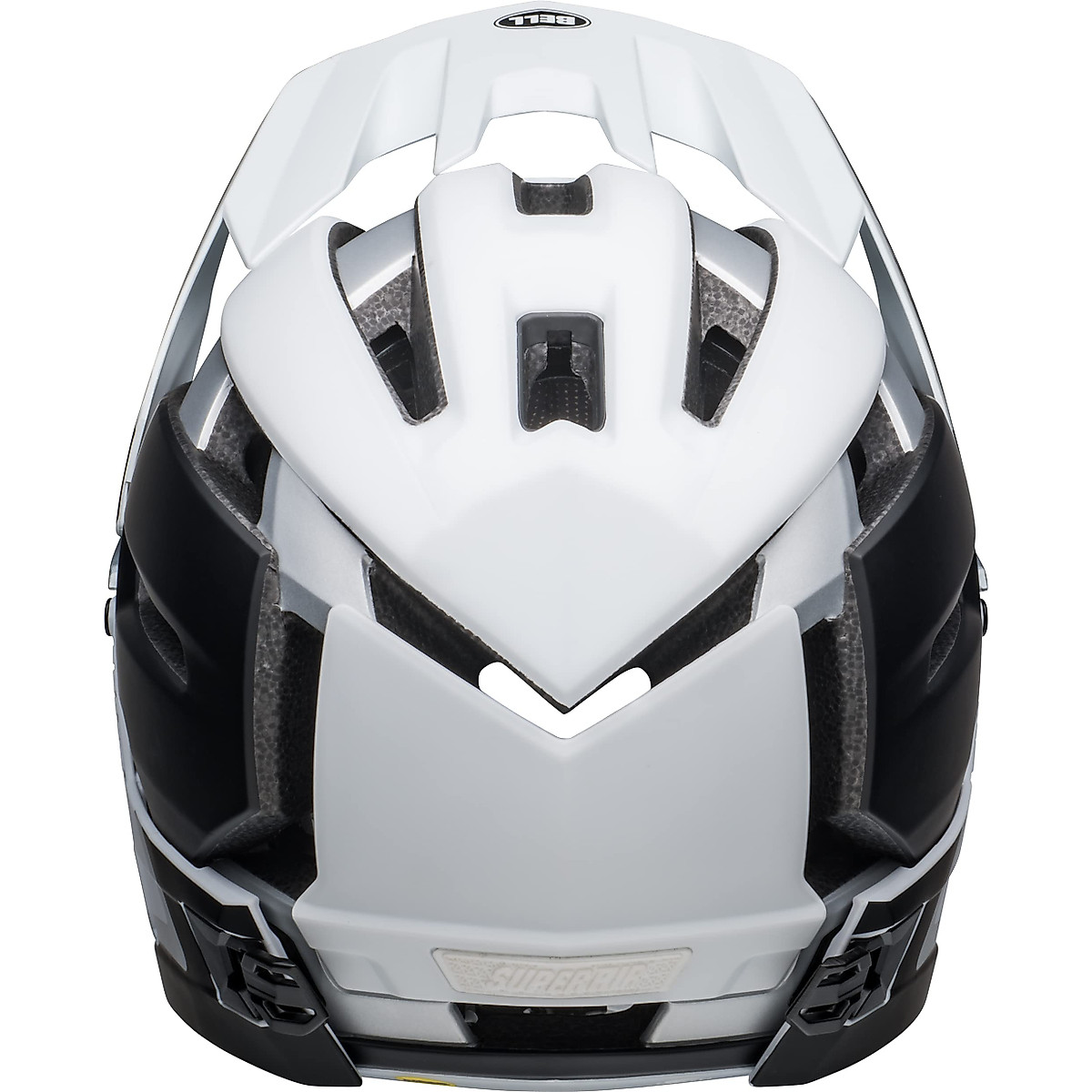 BELL Super Air R MIPS Adult Mountain Bike Helmet - Matte Black/White (2023), Medium (55-59 cm)