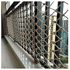 XCYYBB Child Safety Net,Hemp Rope Net,Photo Wall Decoration Mesh Nets,Climbing Rope Net,Cargo Rope Ladder Truck Trailer Netting Balcony Protection Fence