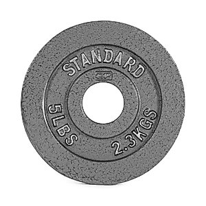 CAP Barbell Olympic 2-Inch Weight Plate, Gray