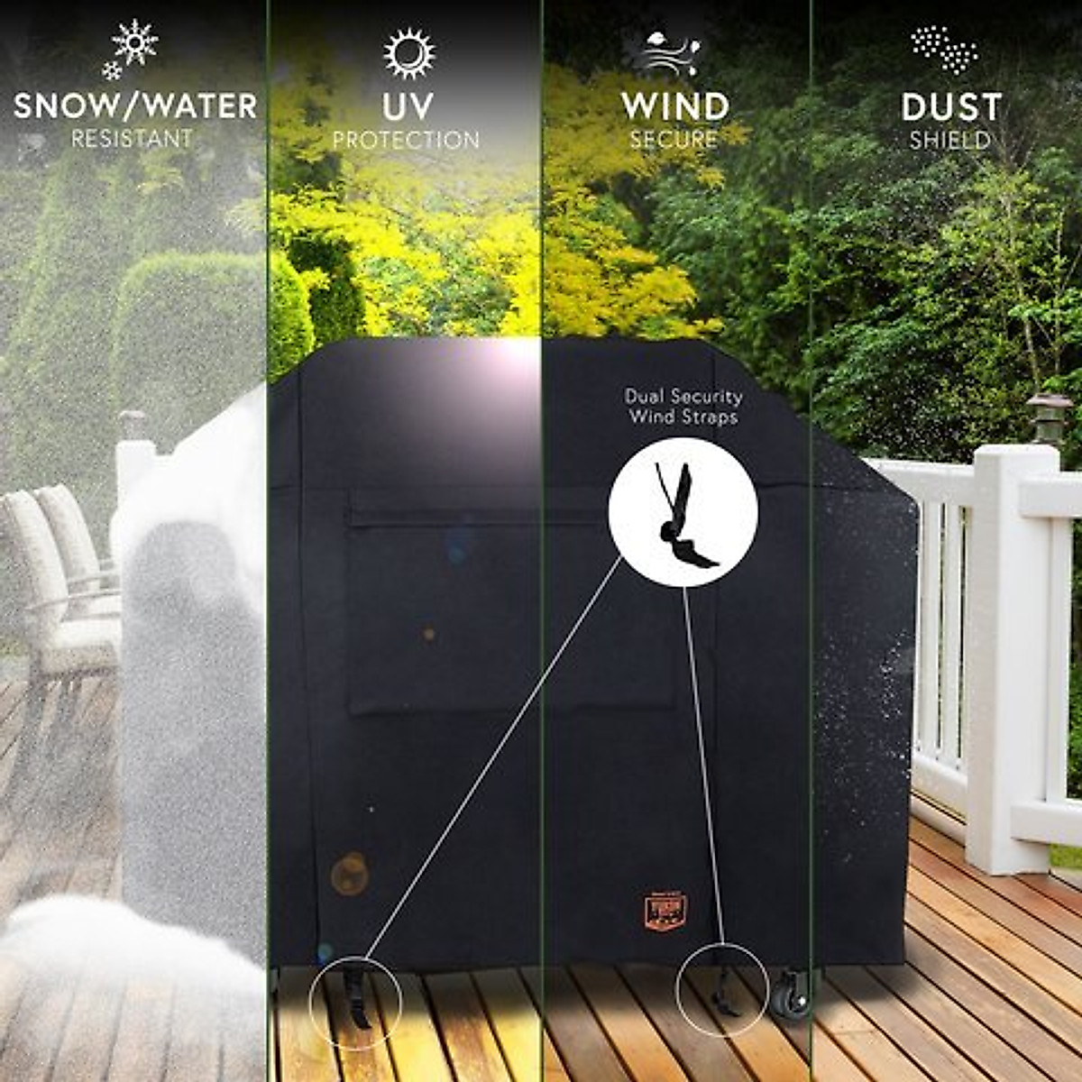 Yukon Glory™ 880 Premium Griddle Cover Compatible with Blackstone 36 Inch Outdoor Gas Griddles, Year Round Protection, Durable Weatherproof Material