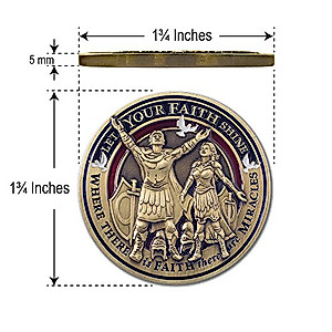 Faith (Armor of God) Challenge Coin · Faith in God Challenge Coin