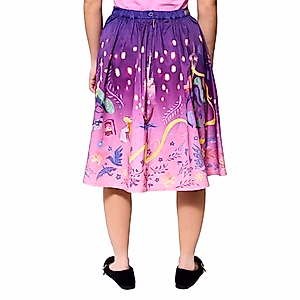 Loungefly Stitch Shoppe Disney Rapunzel Story of Rapunzel Sandy Skirt - Size Medium