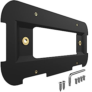 License Plate Holder Bracket Mounting Kit Compatible with BMW 1 2 3 4 5 6 Series Rear Plates Car Accessories Replaces 51187160607, 511882380615 & 51188238061 Tag Frame Back Bumper Trunk Mount Adapter