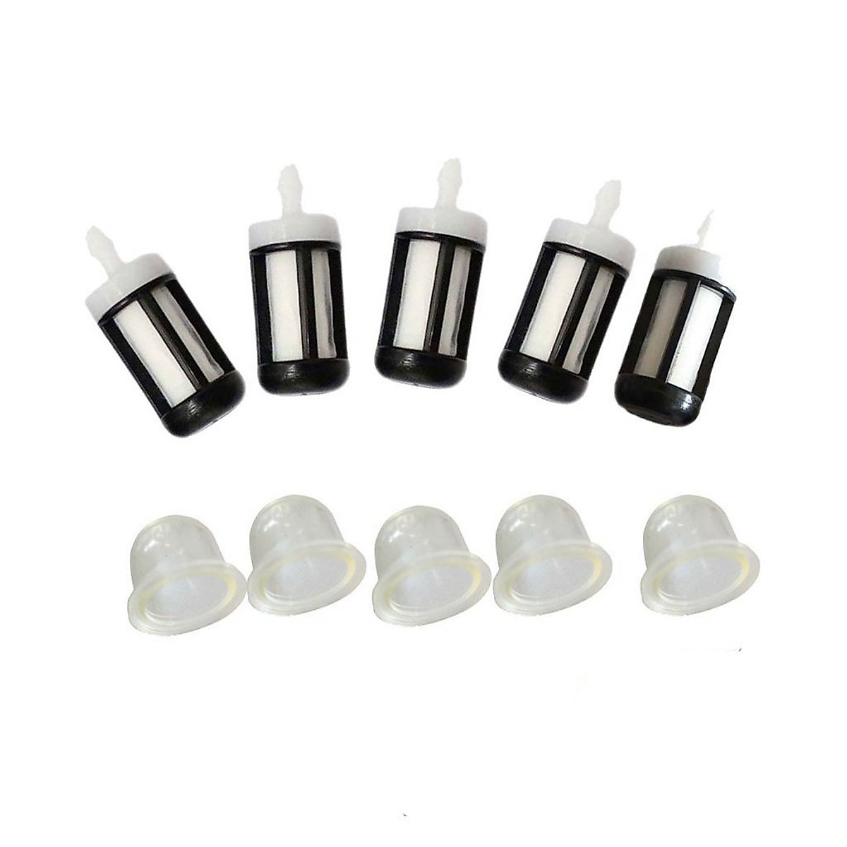 HURI 5 Fuel Filter Primer Bulb for Stihl FS38 FS45 FS46 FS55 FS55R String Trimmer Brushcutter