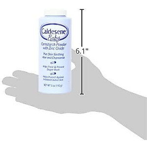 Caldesene Baby Cornstarch Powder With Zinc Oxide 5 oz (Pack of 2)