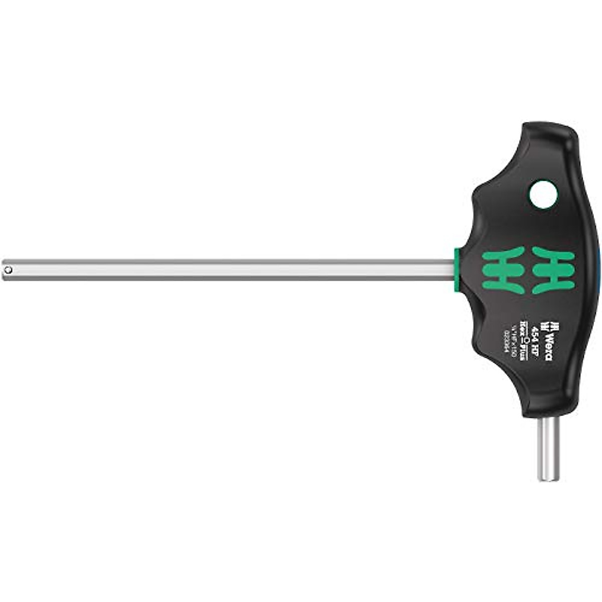 Wera - 5023451001 454/10 HF Set Imperial 1 Screwdriver Set T-Handle Screwdrivers Hex-Plus with Holding Function, Imperial, 10 Pieces