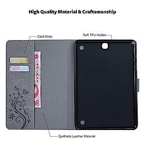 Galaxy Tab A 9.7 2015 Case, SM-T550, APOLL Folio Stand Smart Cover with Multiple Viewing Angles Card Holder Magnetic Closure Auto Wake/Sleep for Samsung Galaxy Tab A 9.7 Inch 2015