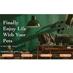 The Ecology Works - Dust Mite and Flea Control Powder (2lb) - Eliminate Dust Mites, Fleas & Reduce Allergies, Gentle Hypoallergenic Formula for Fabric, Furniture, Pet Beds & More