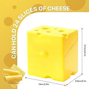 Sliced Cheese Container for Fridge,Plastic Slice Cheese Container with lid,Sliced Cheese Saver Keeper,Butter Block Cheese Slice Storage Box,Dishwasher-Safe,BPA Free – Keeps Cheese Fresh (1pc)