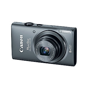 Canon PowerShot ELPH 130 IS 16.0 MP Digital Camera with 8x Optical Zoom 28mm Wide-Angle Lens and 720p HD Video Recording (Gray) (OLD MODEL)