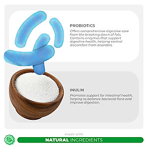 Probiotics for Cats – 4.23oz/120g Powder - Cat Probiotics and Digestive Enzymes, Cat Probiotics Powder, Promotes Healthy Stomach and Digestion (for Cats)