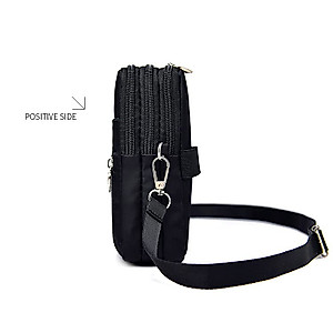 Small Women Crossbody Cell Phone Purse Armband Wallet Bag for Samsung Galaxy Z Flip 4 S22 Ultra S20 S21 FE A03 A13 A33 A53 Google Pixel 6 6a 5 (Blue)