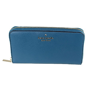 Kate Spade Staci Large continental wallet Saffiano Leather Dark Peacock