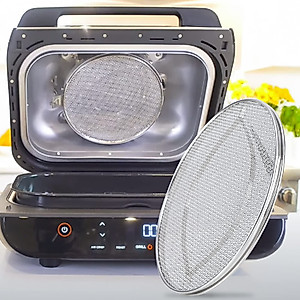 Stainless Steel Splatter Shield for FG551 Foodi, Accessories for Reusable Foodi Smart XL 6-in-1 Indoor Grill, Foodi Smart XL Accessories, Foodi Grill Air Fryer Accessories, Dishwasher safe