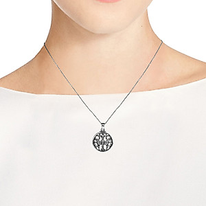 AeraVida Peace Dove Holy Spirit .925 Sterling Silver Pendant Necklace