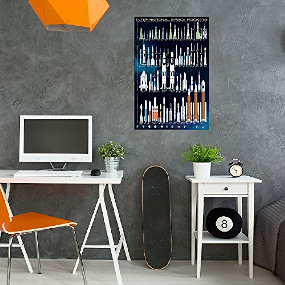 EuroGraphics International Space Rockets Poster, 36 x 24 inch