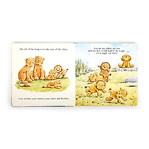 Jellycat The Very Brave Lion: A Baby Board Book Children's Book | Baby Gift