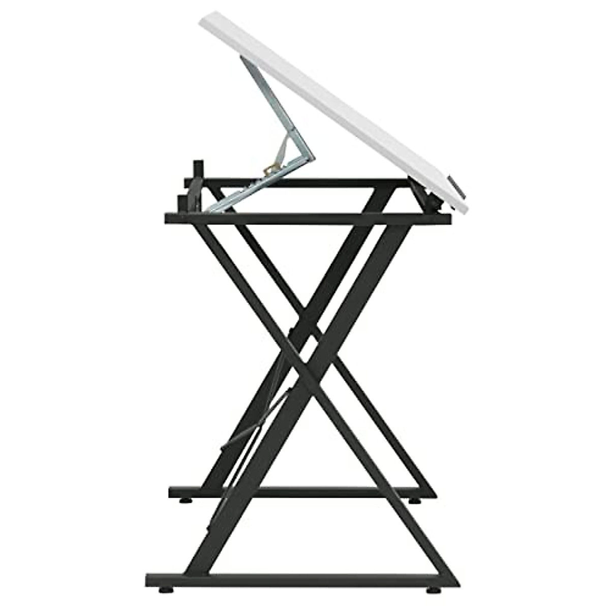 Studio Designs Modern Axiom Artists Drawing Table - Charcoal and White