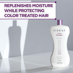 Biosilk Color Therapy Conditioner, Replenishes Moisture While Protecting Color, Enhances Vibrancy & Shine, Sulfate, Paraben, & Cruelty-Free, 34 Oz
