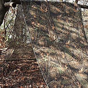 Tongcamo Camo Ground Blinds Netting Bulk Roll for Deer Hunting Treestand Blind, Camouflage, Sunshade, Photography, Camping