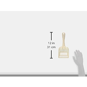 Petmate Litter Scoop for Cats, Jumbo Size, Bleached Linen