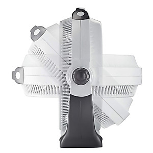 20" Air Circulator Wind Machine, 3-Speed Floor Fan with Pivoting Head, A20301, Gray