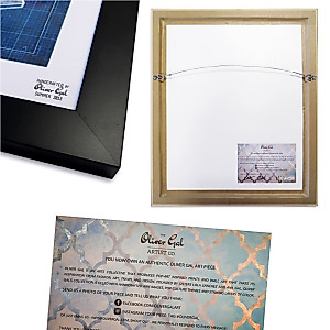 Oliver Gal Ferrari F40 1990 - Green Framed Art, 10" x 12"