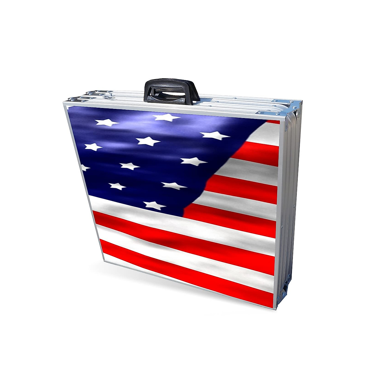 PartyPong 8-Foot Folding Beer Pong Table w/LED Lights - USA Edition