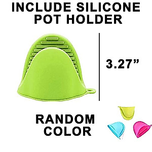 Jovely Korean Traditional Instant Ramen Small Hot Pot Set, 6.3" Aluminum Noodle Hot Pot(16cm, 1 Quart) with Lid, Silicone Hot Pot Holder, Premium Melamine Ramen Bowl, Chopsticks and Spoon Pack