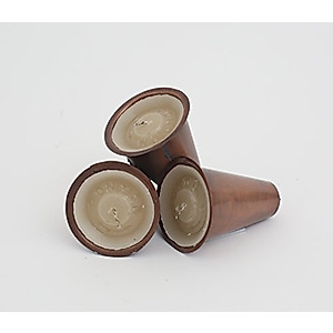 Sugarmold Vanilla Candles and Cone Inserts Set of 4-Sugar Mold-New
