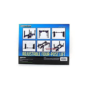 GreenLight Four-Post Lift (1:18 Scale), Blue