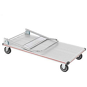 Global Industrial Folding Platform Truck, Aluminum, 48 x 24, 600 Lb. Capacity
