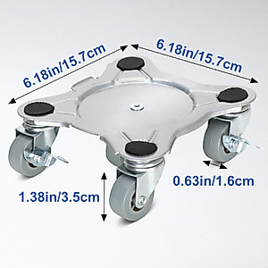 Lunarlipes Upgraded Furniture Movers with 5 Wheels, Heavy Duty Furniture Lift Mover Tool Set, Maximum Load 3300 lbs, 360° Swivel Furniture Mover Dolly, Easy Slide Dolly for Appliances