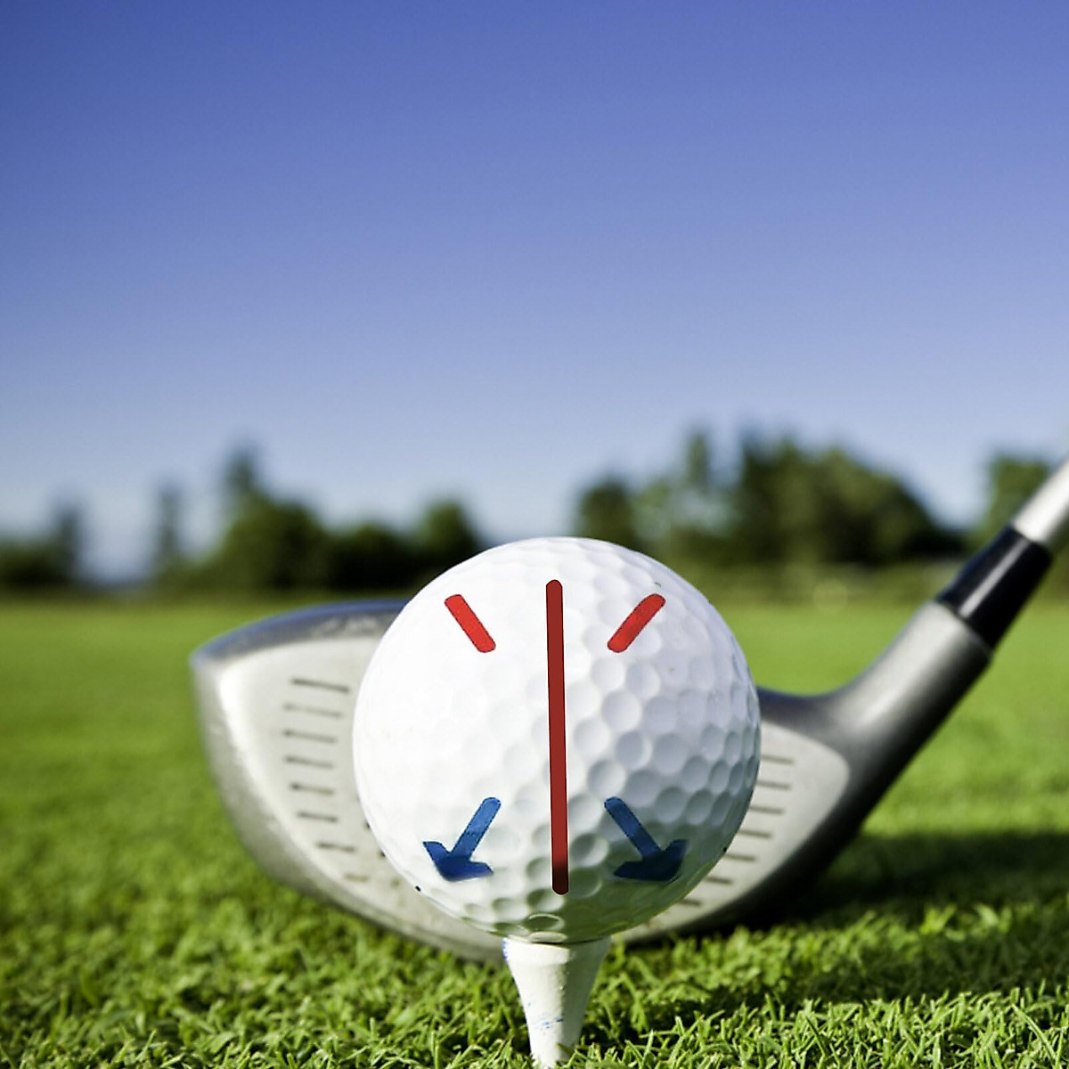 BESPORTBLE 1 Set Tools Golf Balls Golf Marker Hat Clip Golf Ball Markers for Putting Golf Ball Markers Stamp Golf Ball Marker Pen Golf Ball Markers with Hat Clip Balance Supplies Plastic