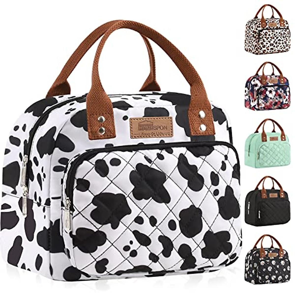 Buringer HOMESPON Lunch Bag for Woman Man Insulated Lunch Box Tote Bag for Work Picnic or Travel